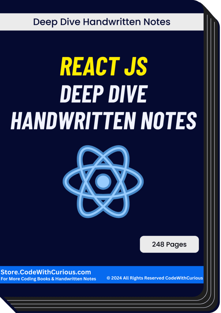 React Js Deep Dive Handwritten Notes Codewithcurious